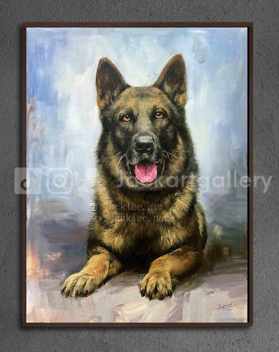 Dog Art Work – Jack Art Gallery